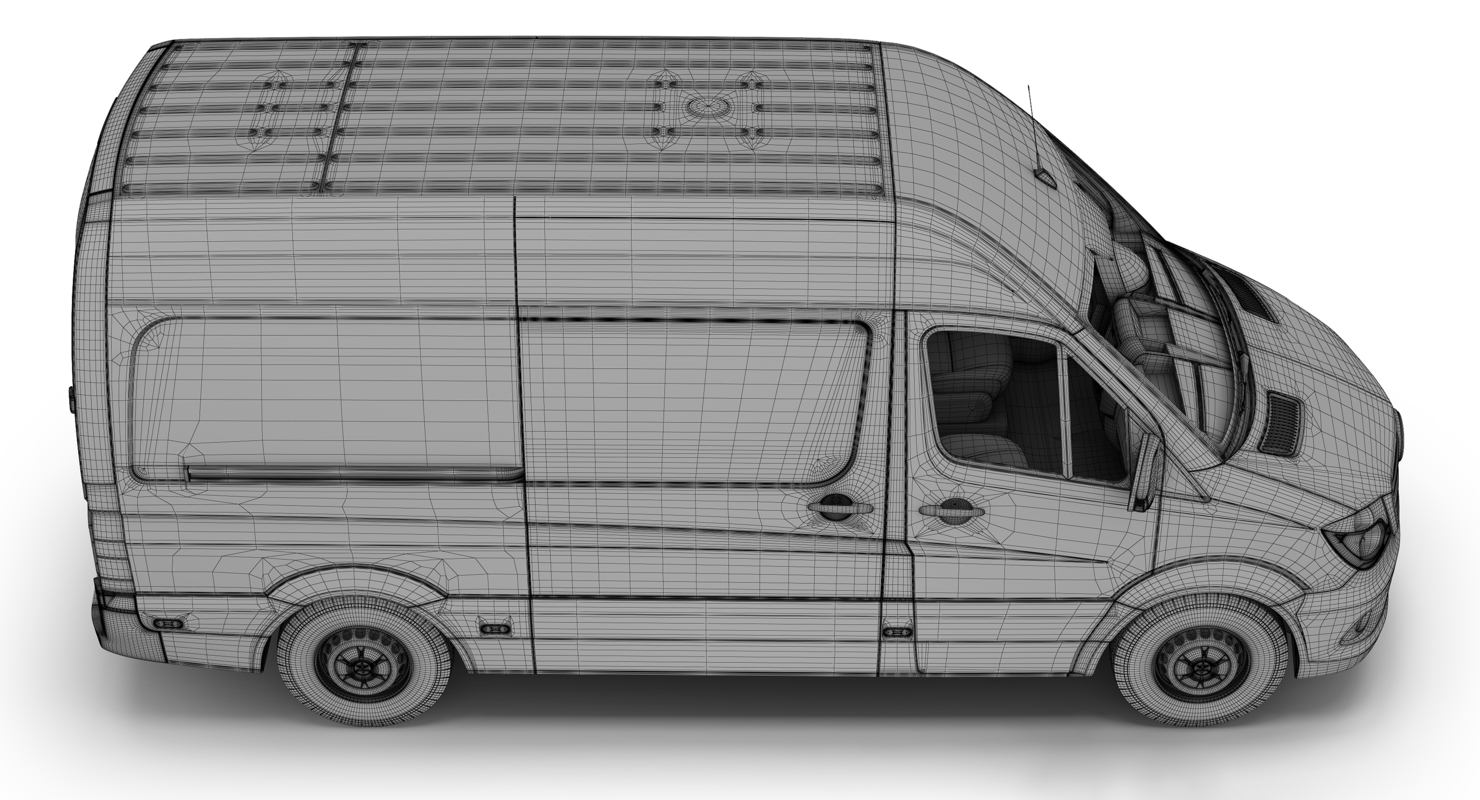 modelo 3d Mercedes-Benz Sprinter - TurboSquid 1363364