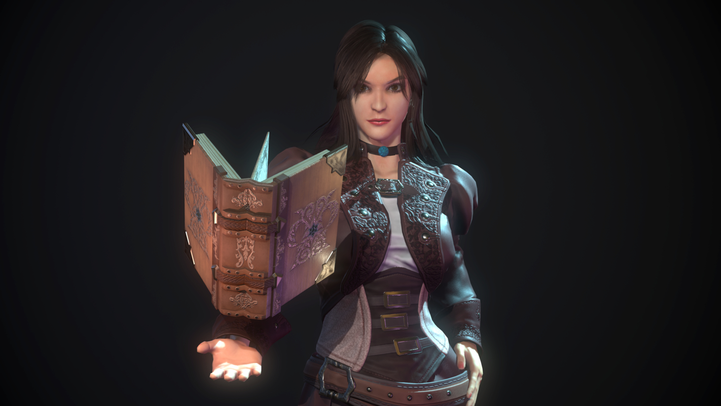 3D model mage female - TurboSquid 1363532