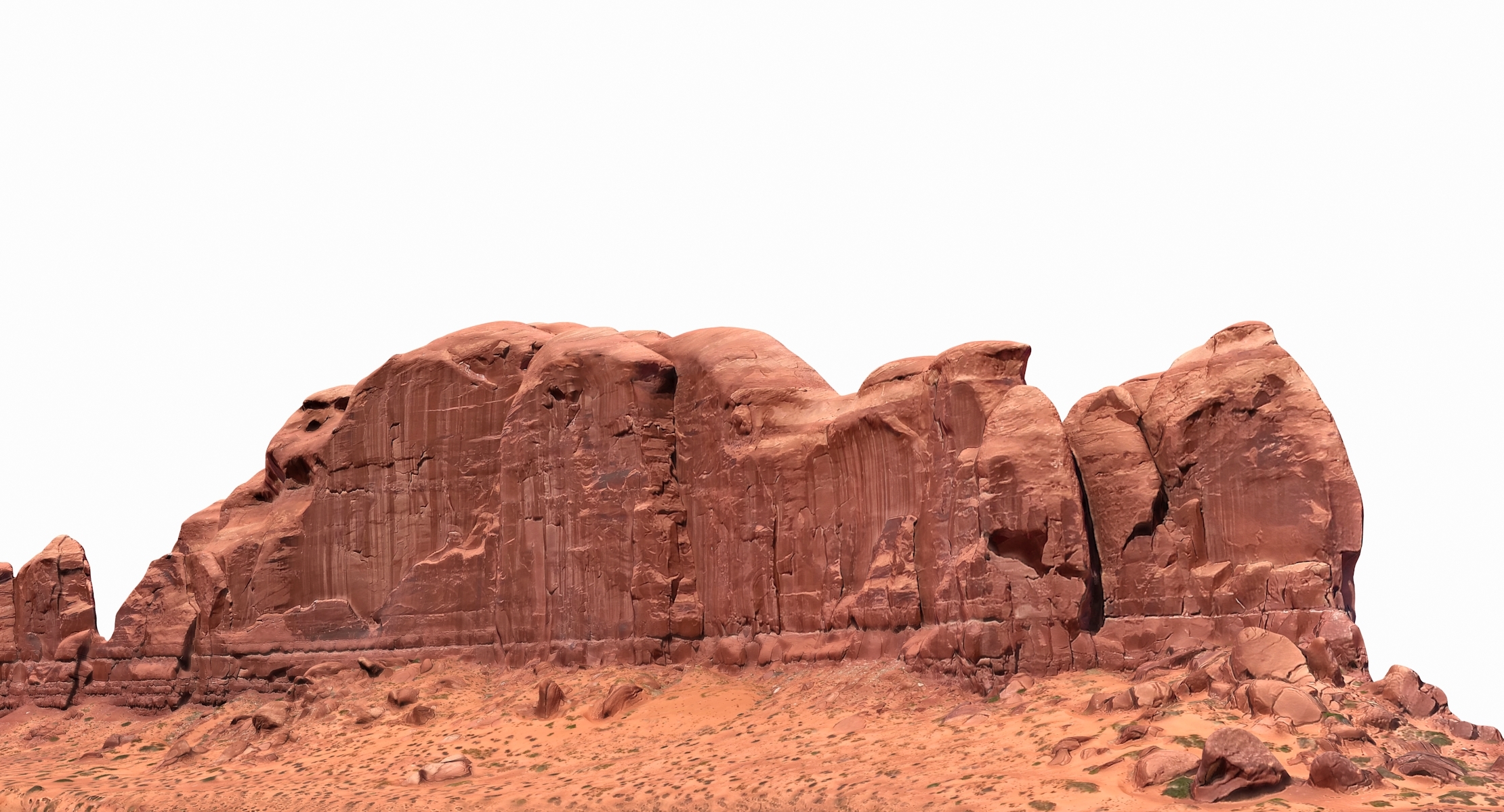 3D sandstone butte 9 model - TurboSquid 1363556