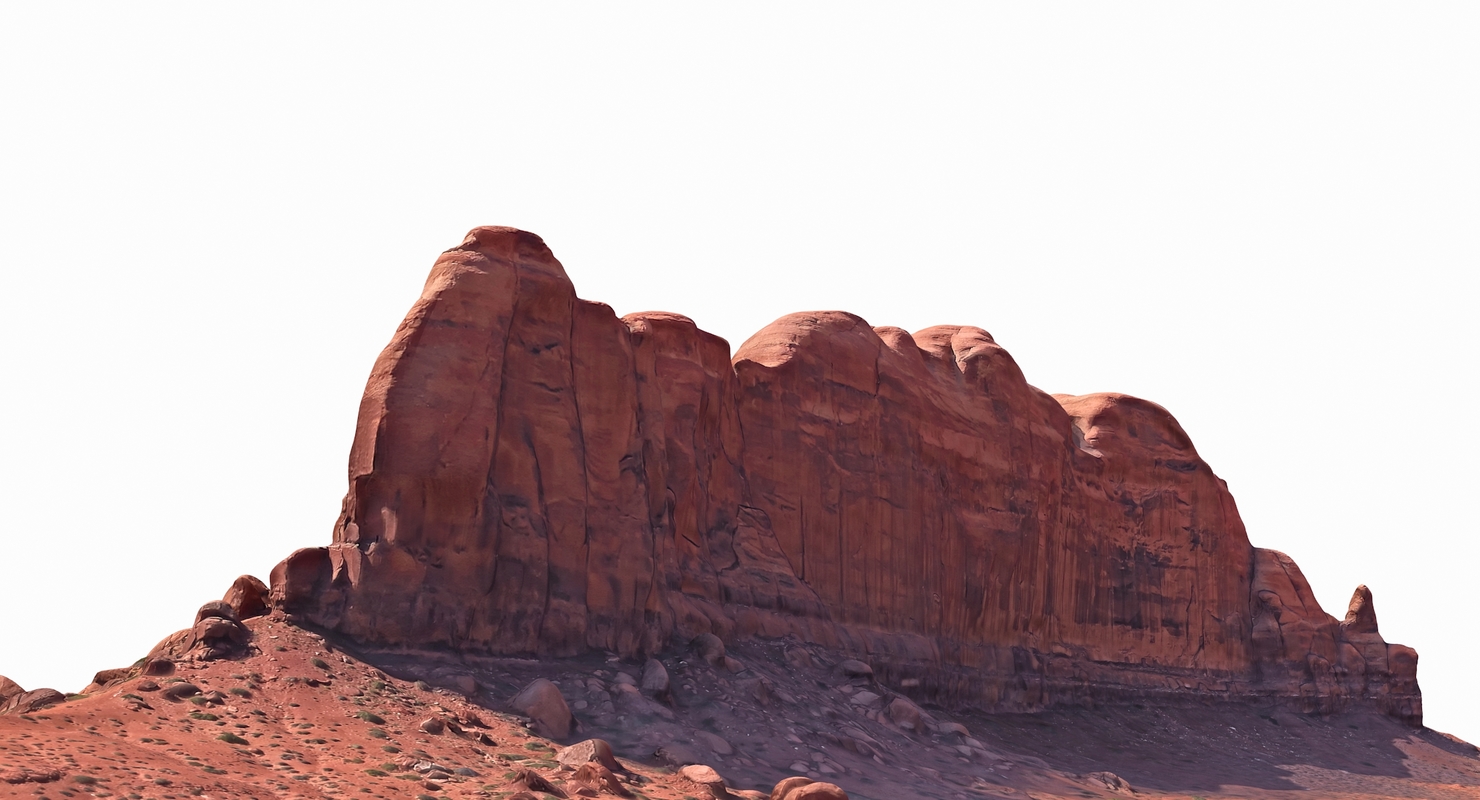3D sandstone butte 9 model - TurboSquid 1363556