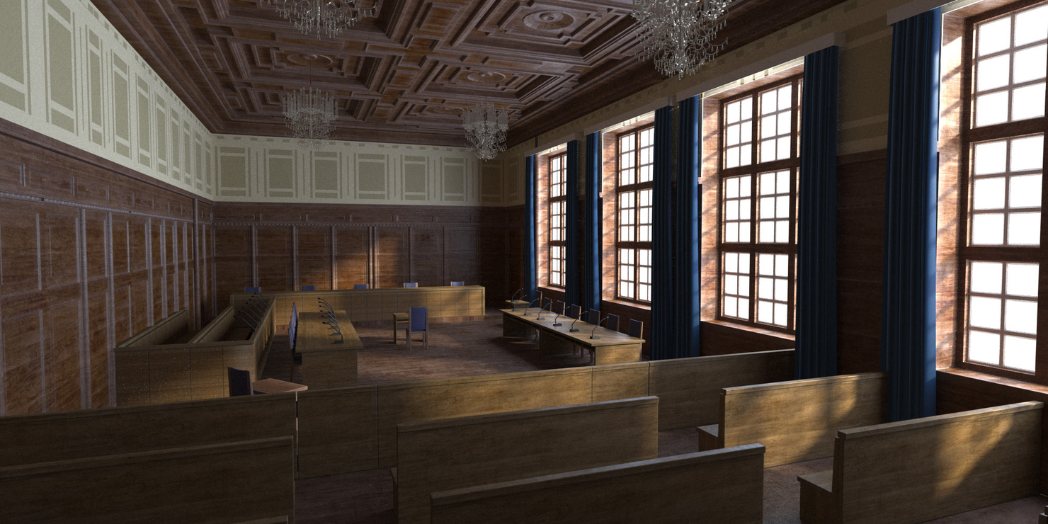 3D model court room - TurboSquid 1363602