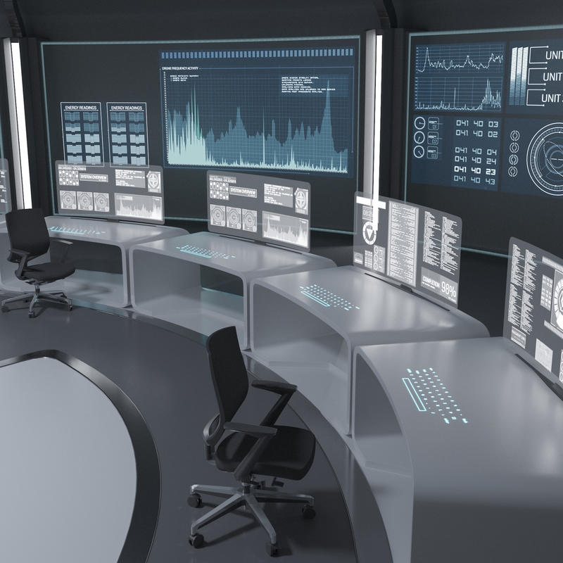 3D command room - TurboSquid 1363638