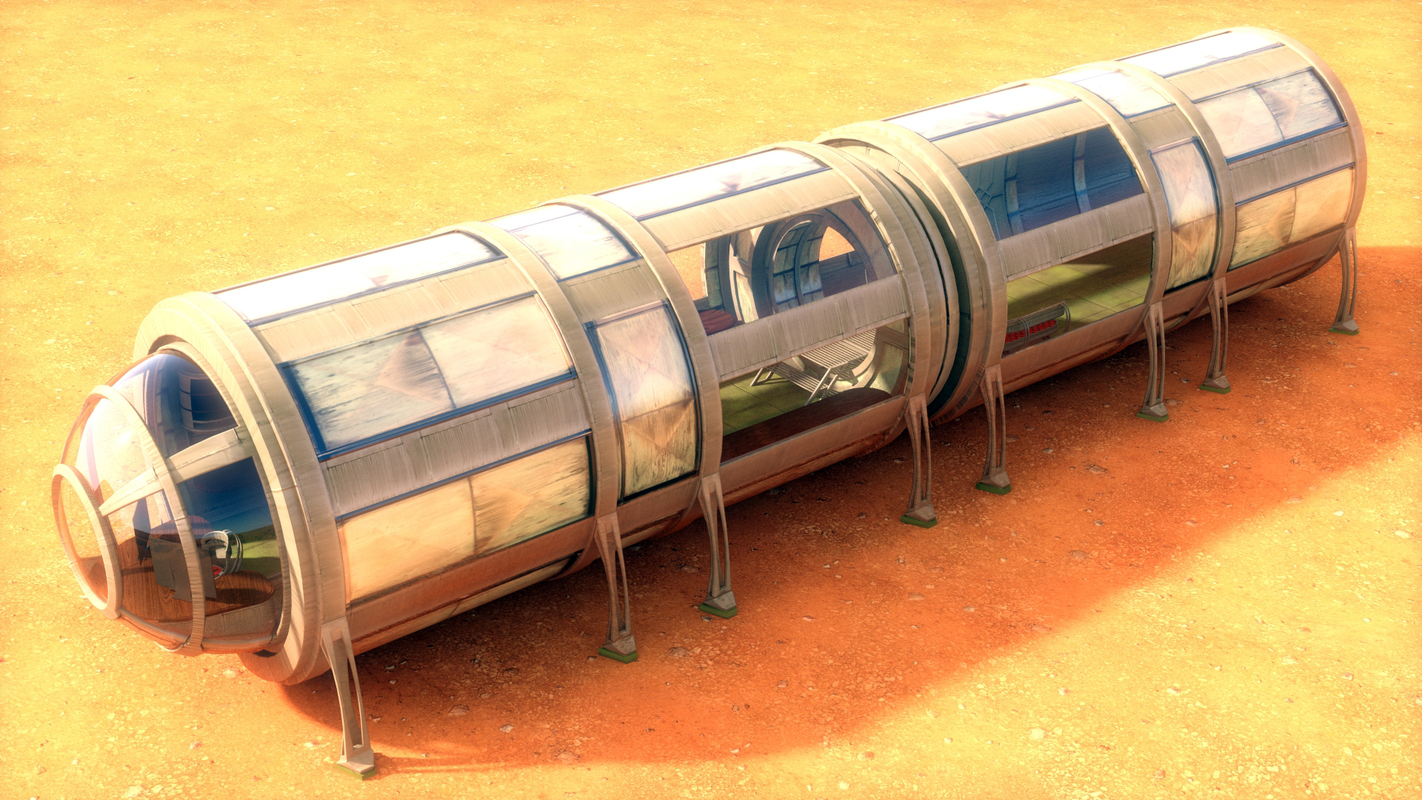 Mars habitat model - TurboSquid 1363696
