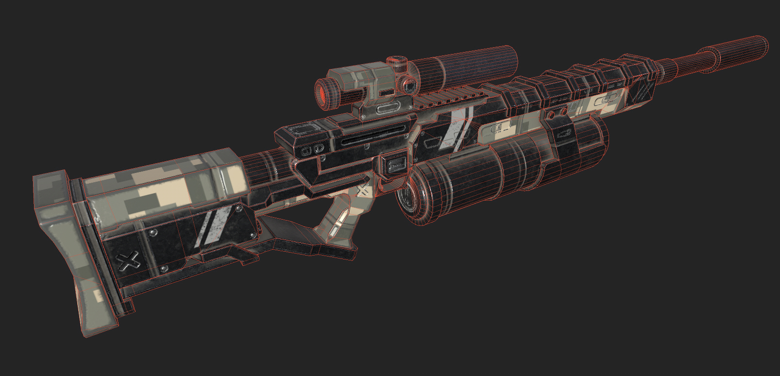 3D sniper gun model - TurboSquid 1363759
