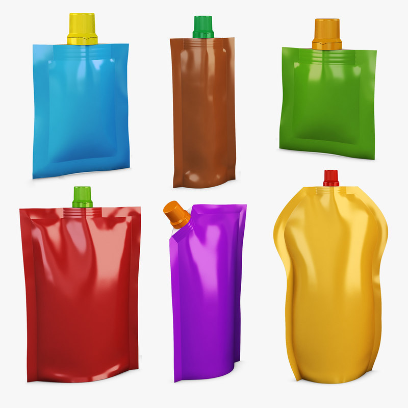 Doypack packaging volume 1 3D model - TurboSquid 1354151