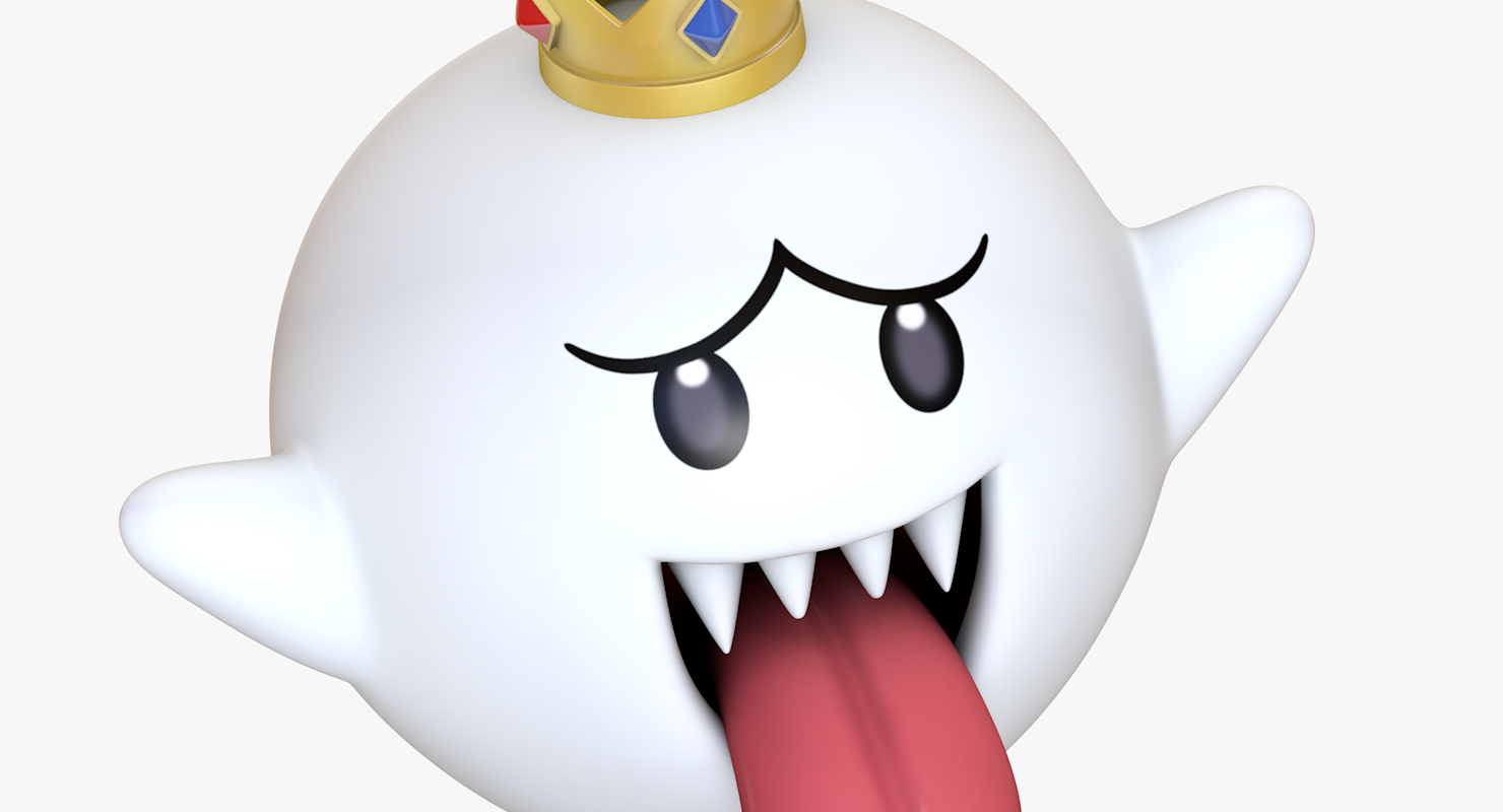 3D king boo super mario - TurboSquid 1364207
