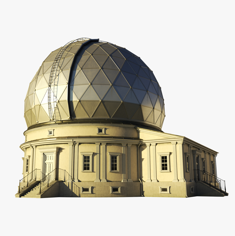 3D model astronomical observatory - TurboSquid 1364307