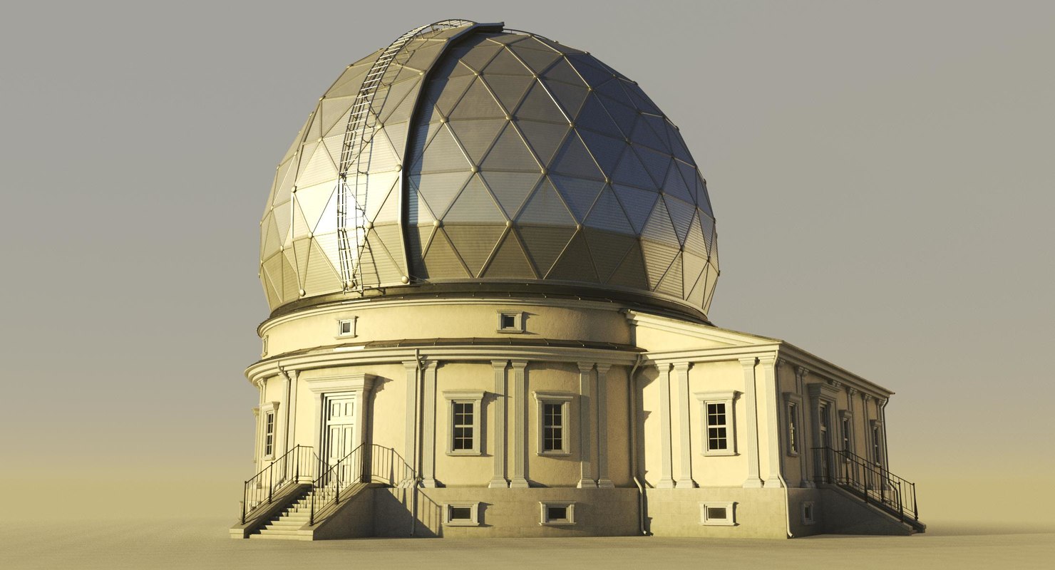 3D model astronomical observatory - TurboSquid 1364307