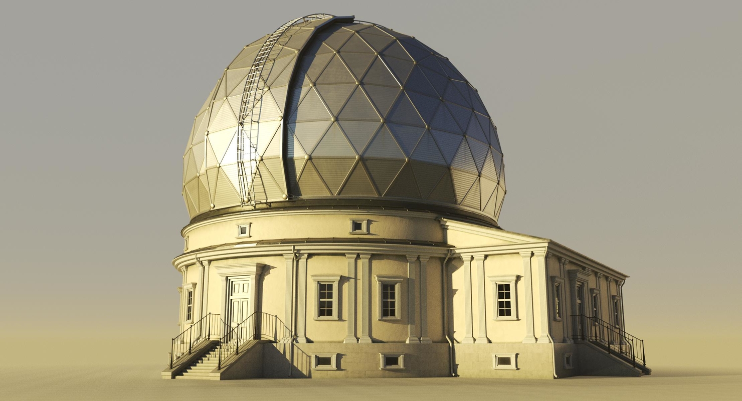 3D model astronomical observatory - TurboSquid 1364307