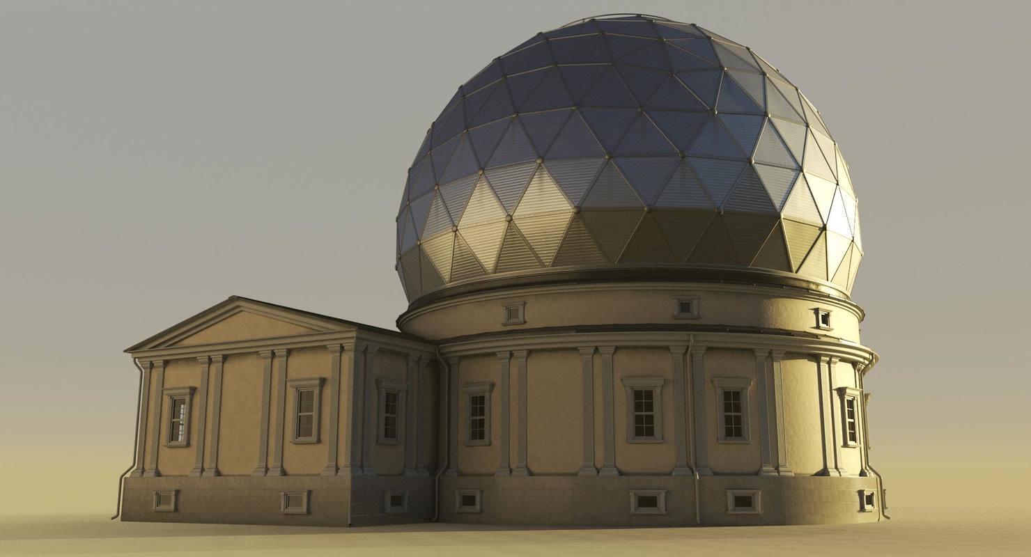 3D model astronomical observatory - TurboSquid 1364307