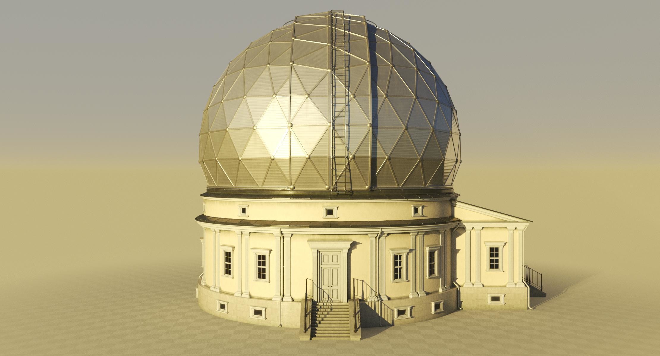 3D model astronomical observatory - TurboSquid 1364307
