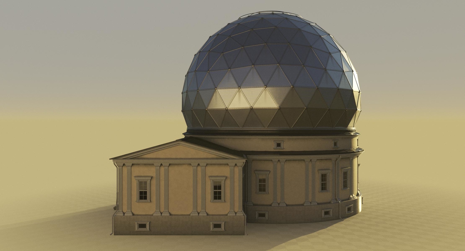3D model astronomical observatory - TurboSquid 1364307