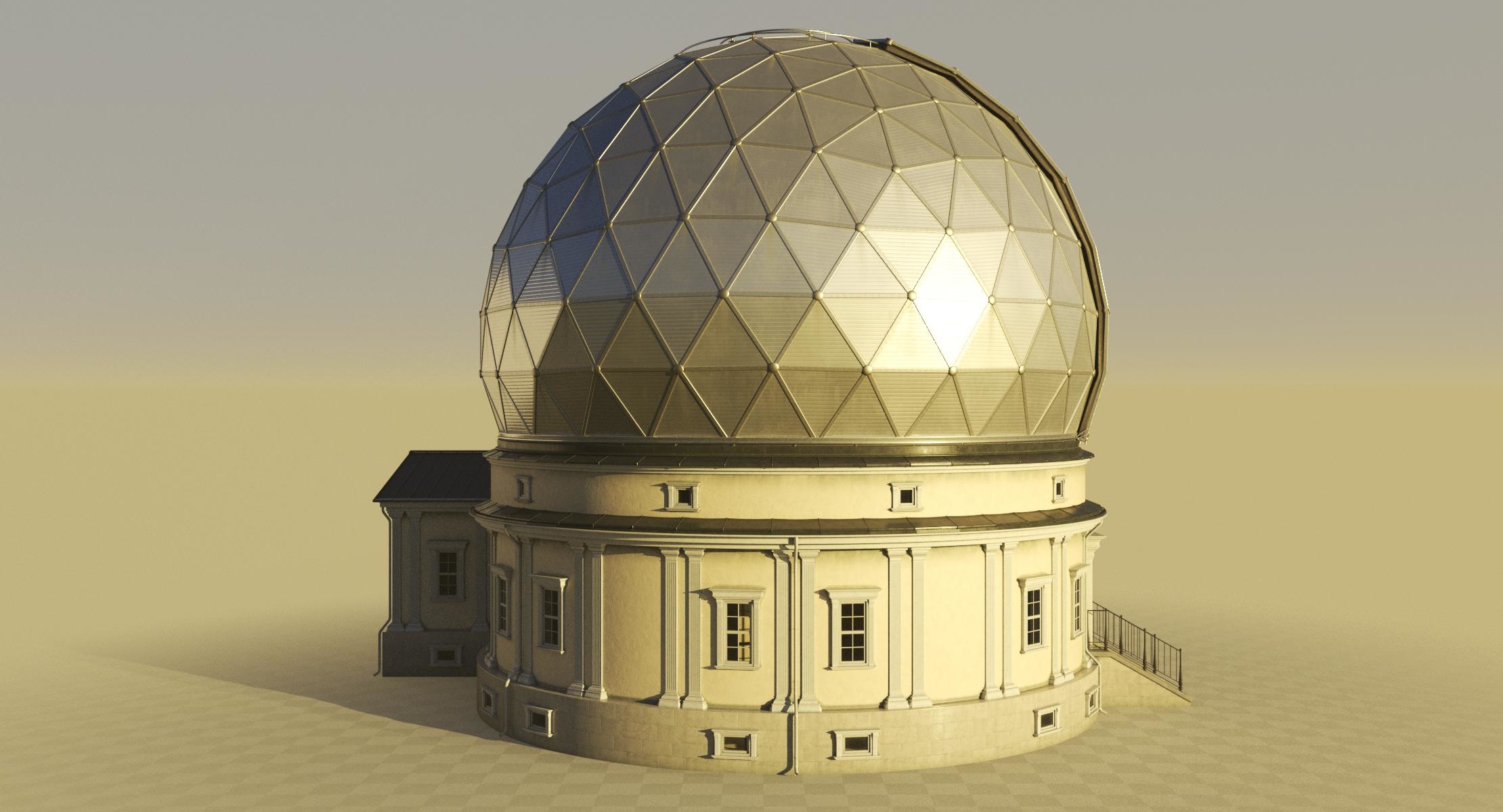 3D model astronomical observatory - TurboSquid 1364307