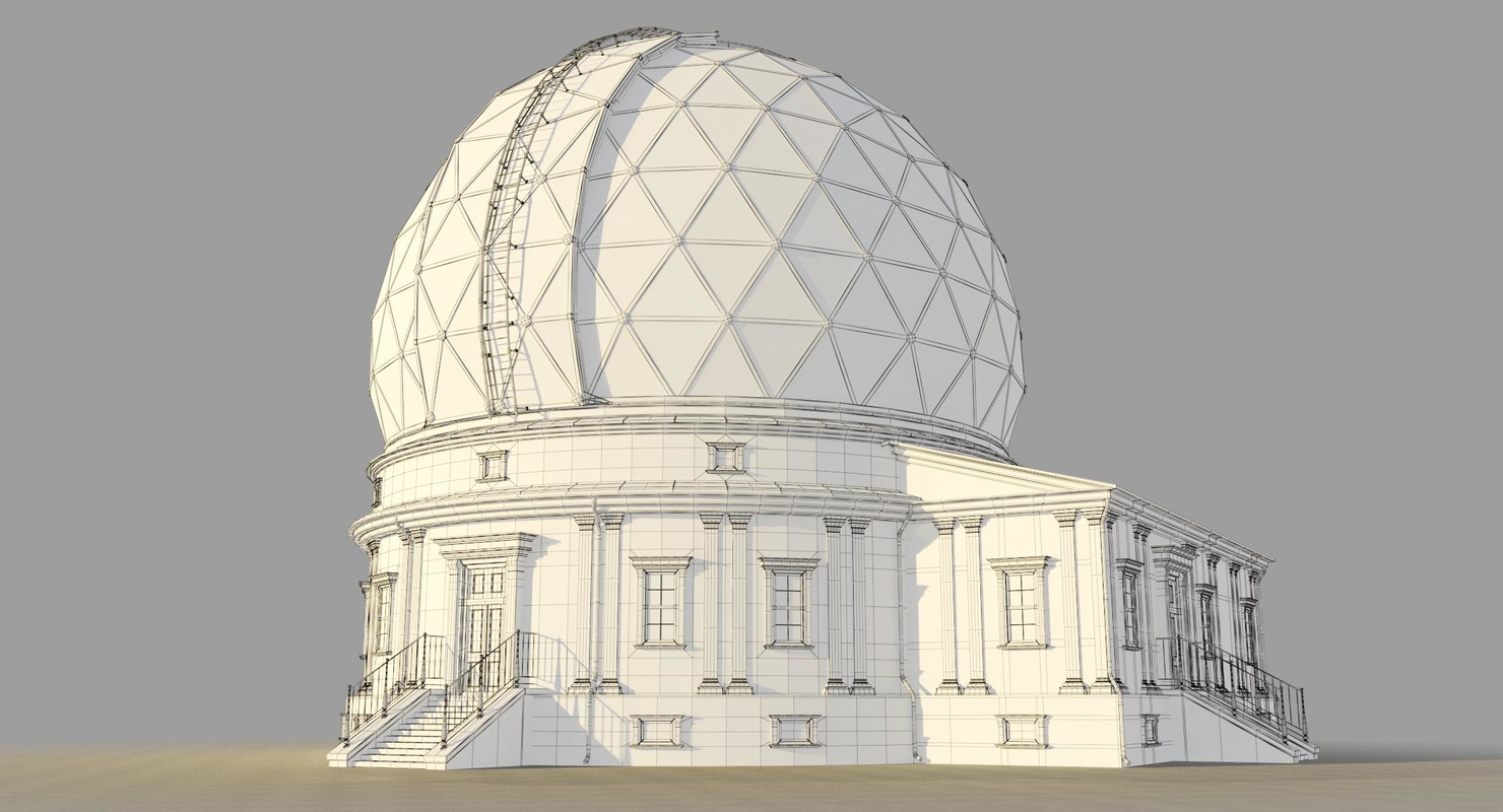 3D model astronomical observatory - TurboSquid 1364307