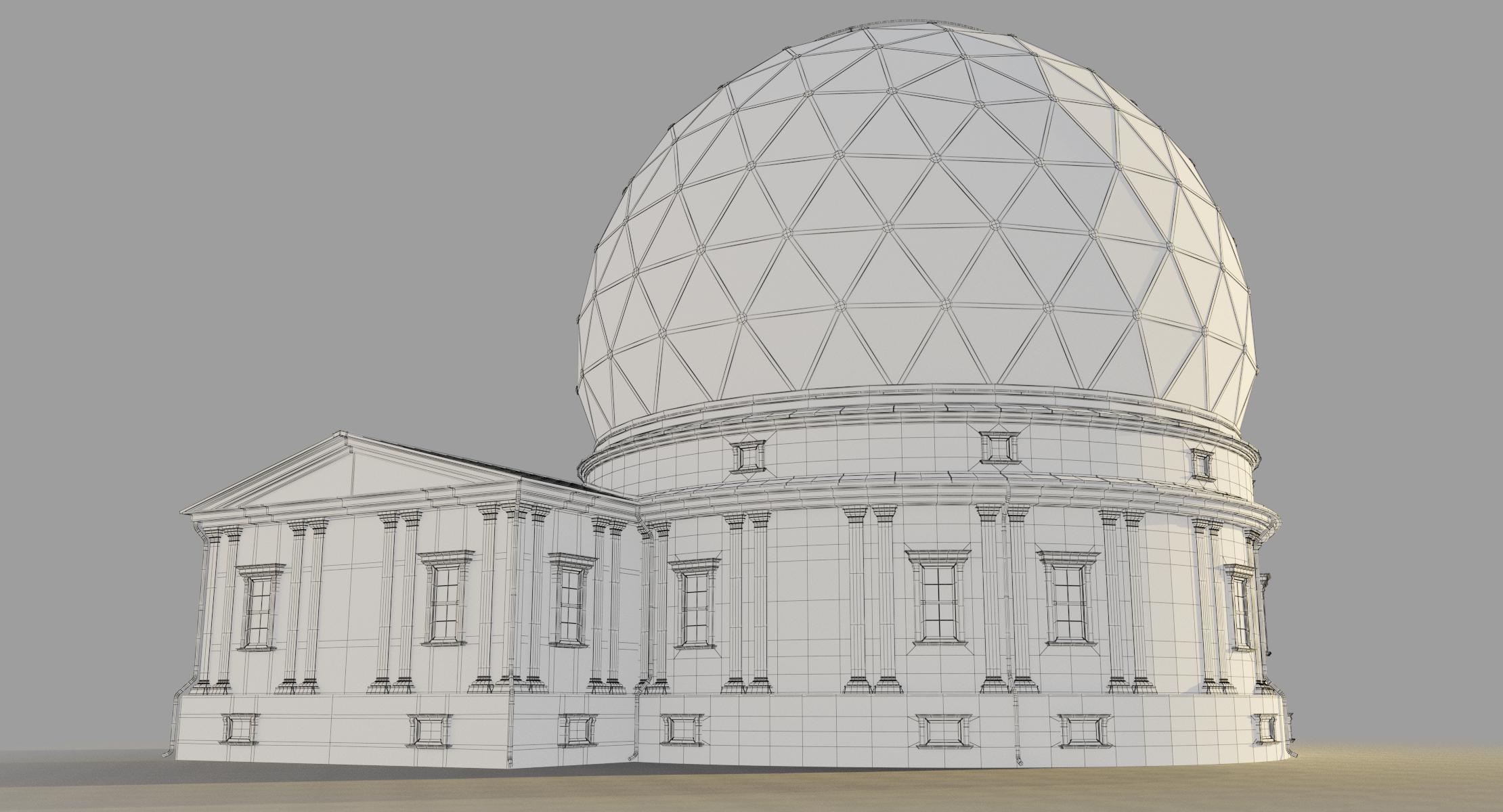 3D model astronomical observatory - TurboSquid 1364307