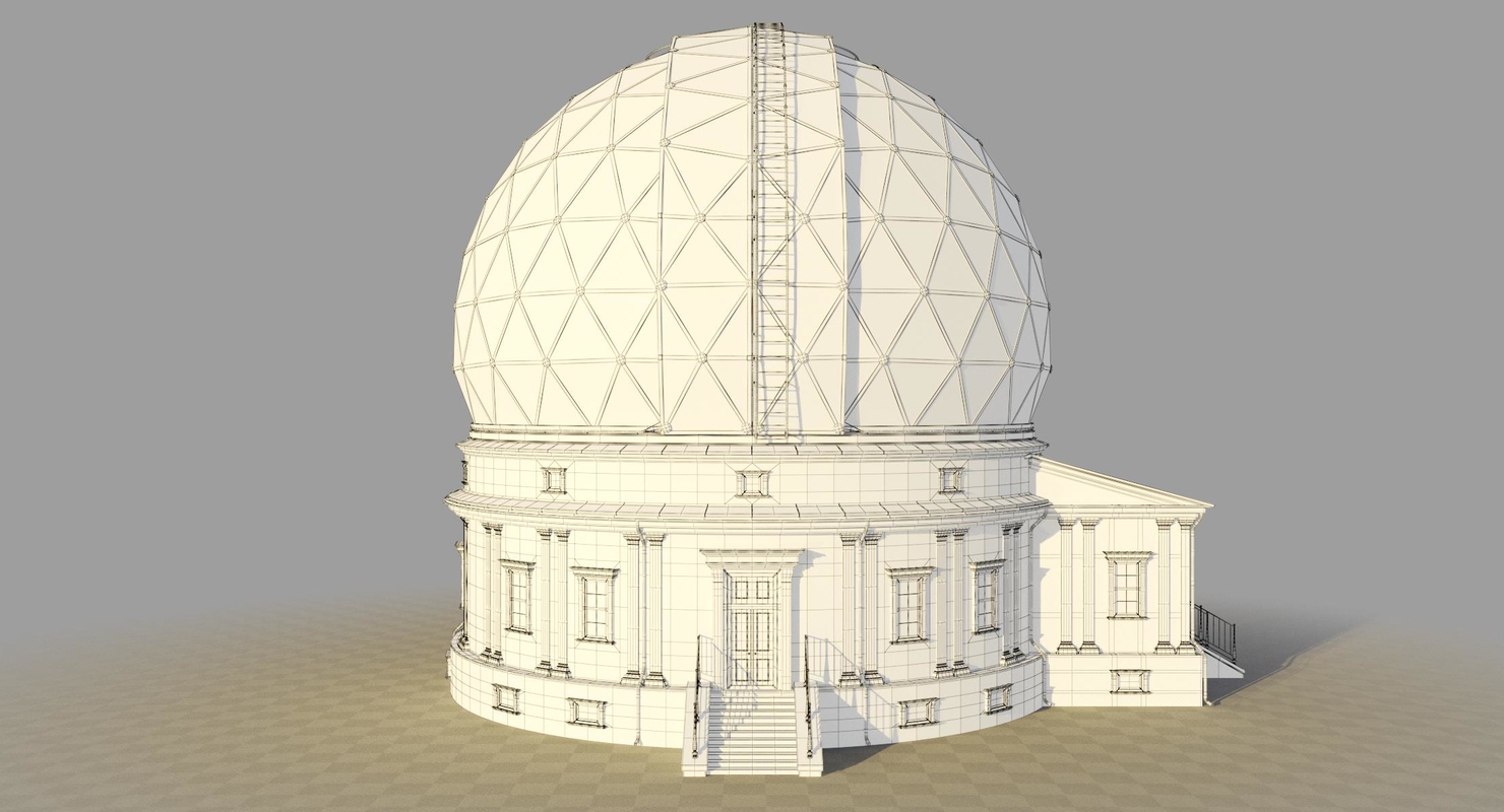 3D model astronomical observatory - TurboSquid 1364307