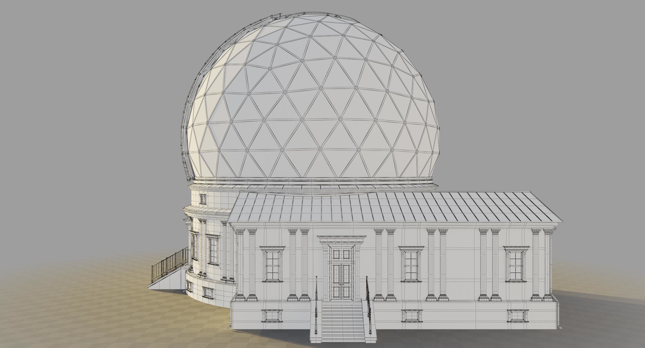 3D model astronomical observatory - TurboSquid 1364307