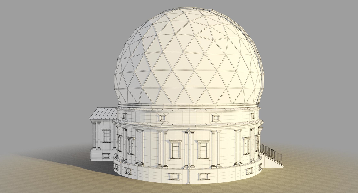 3D model astronomical observatory - TurboSquid 1364307