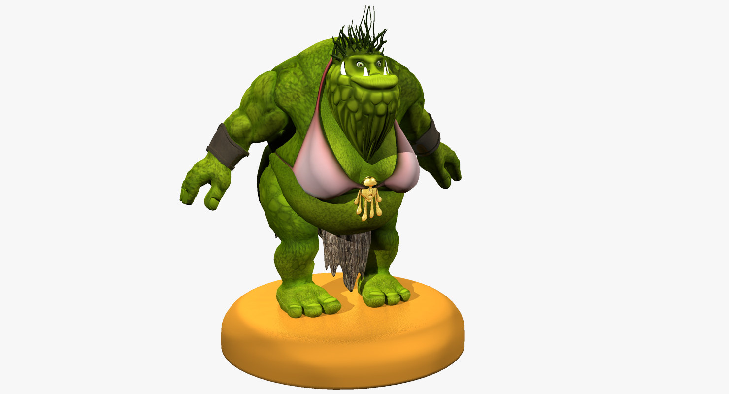 3D creature humanoid monster model - TurboSquid 1364311