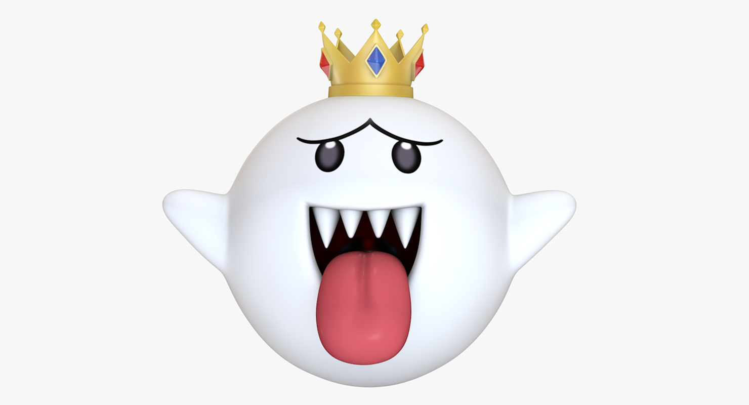 3D king boo super mario - TurboSquid 1364207