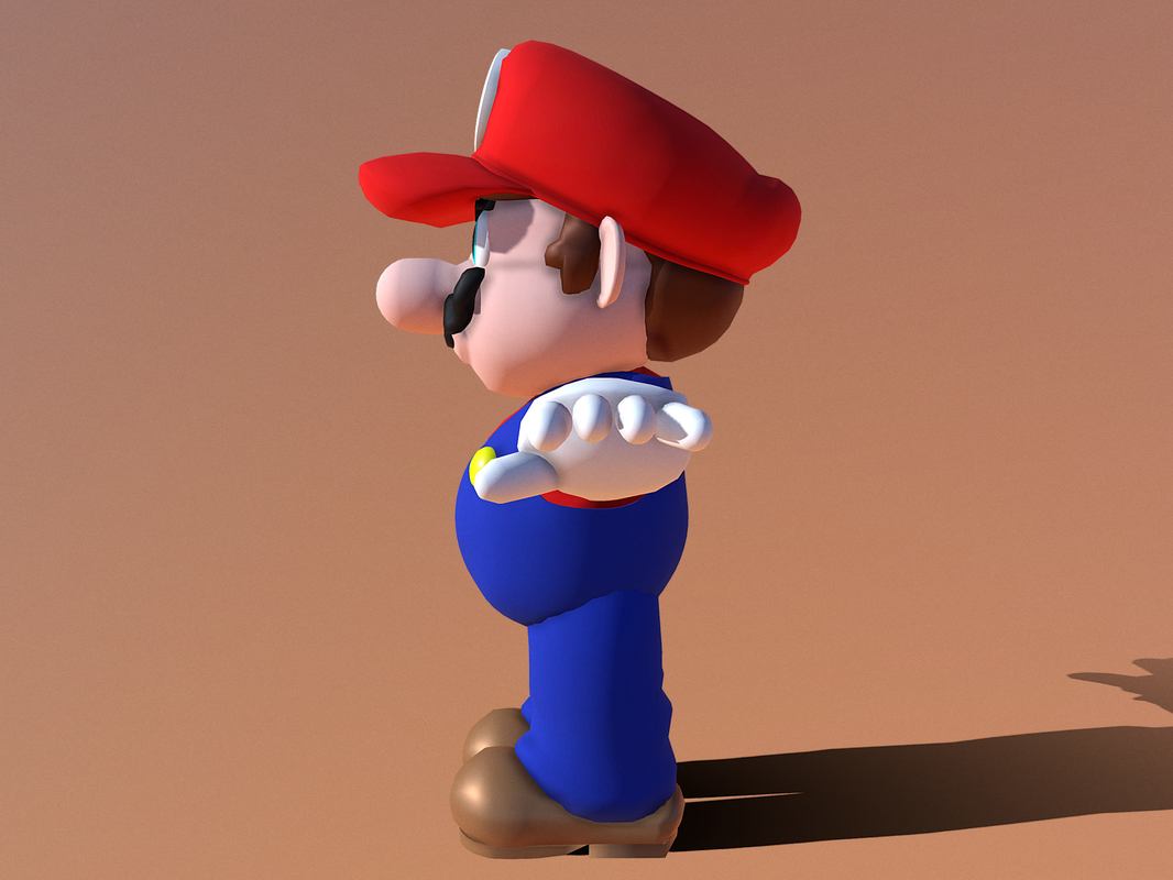 Free 3D mario character model - TurboSquid 1308280