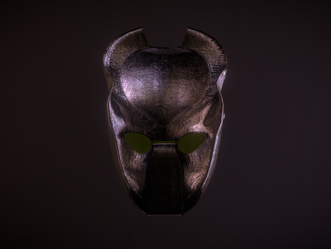 3D bio-mask predators mask model - TurboSquid 1364377