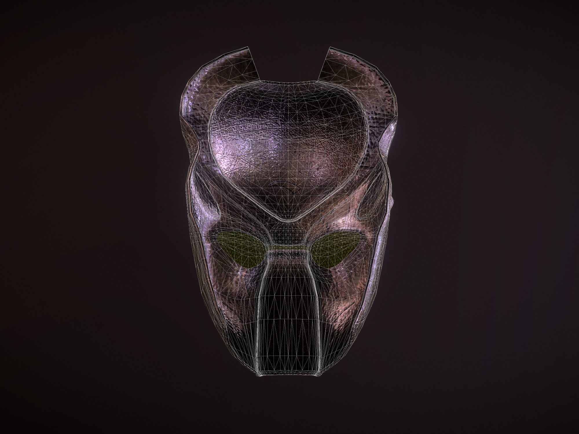 3D bio-mask predators mask model - TurboSquid 1364377