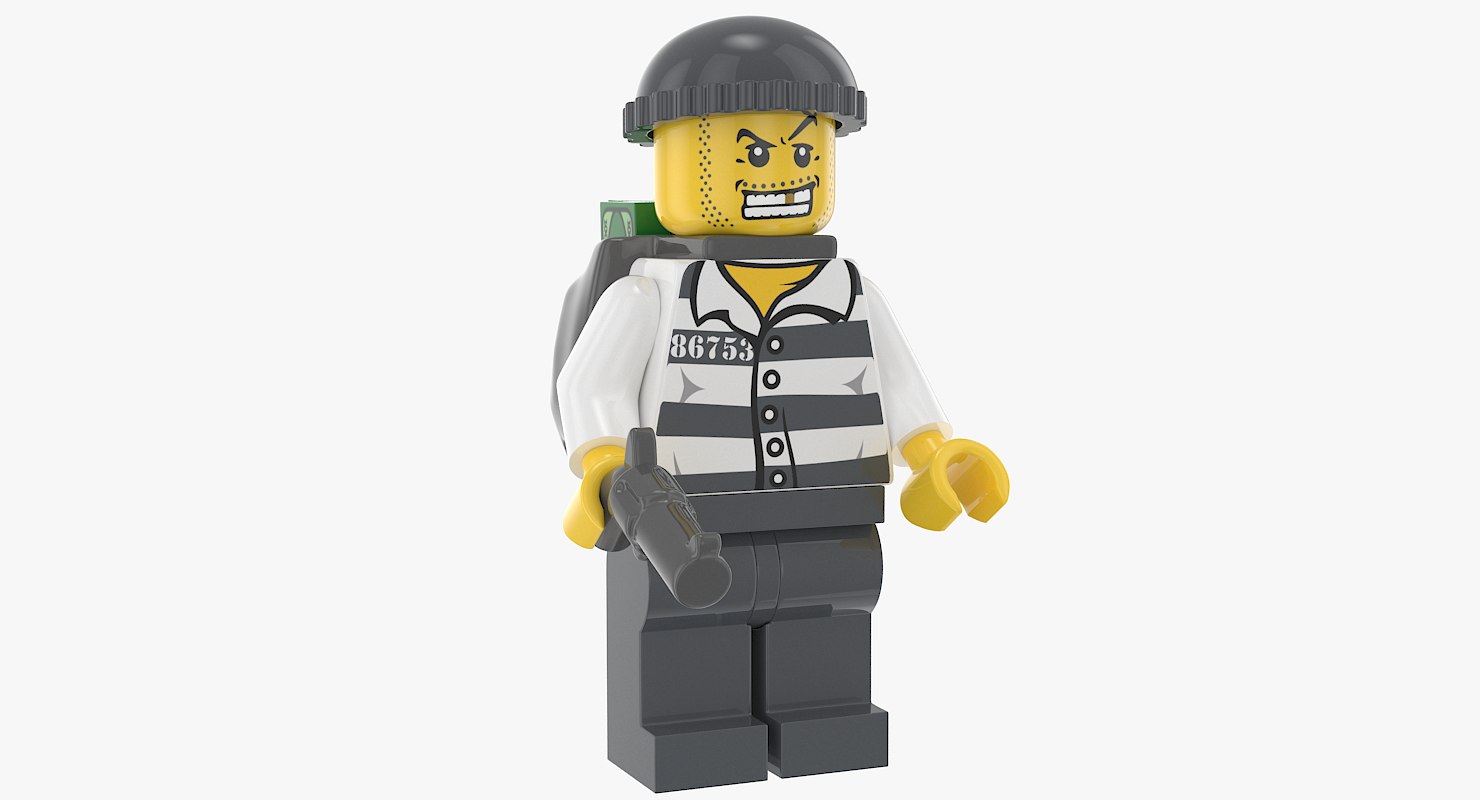 Lego criminal 3D model - TurboSquid 1364383