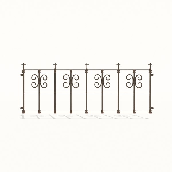 3D cast iron fence pack - TurboSquid 1364366