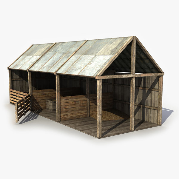 3d pigsty modeled games model