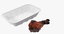 Wrapped roasted turkey leg 3D - TurboSquid 1365113