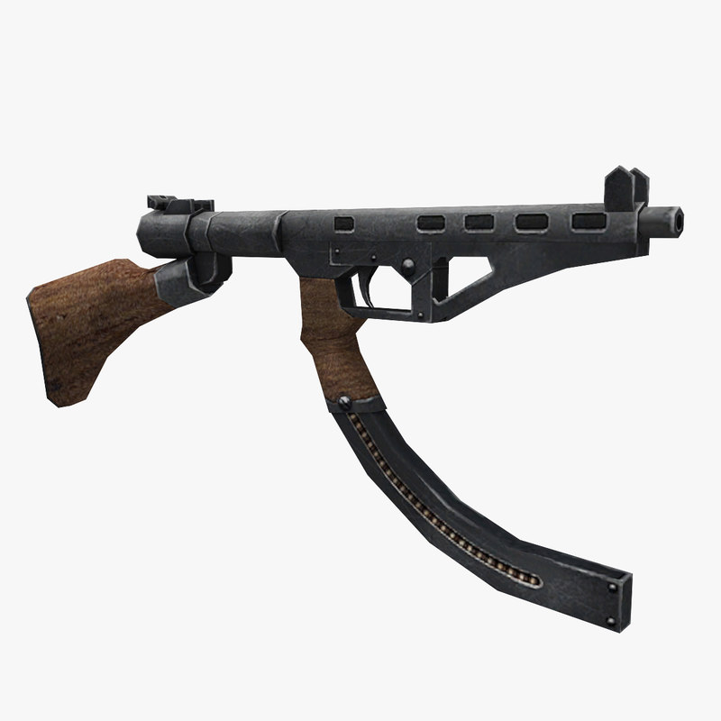 3D type 2 smg model - TurboSquid 1364667