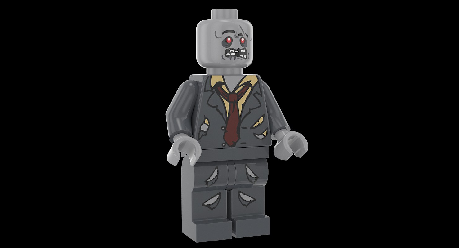 Lego zombie 3D model - TurboSquid 1364799