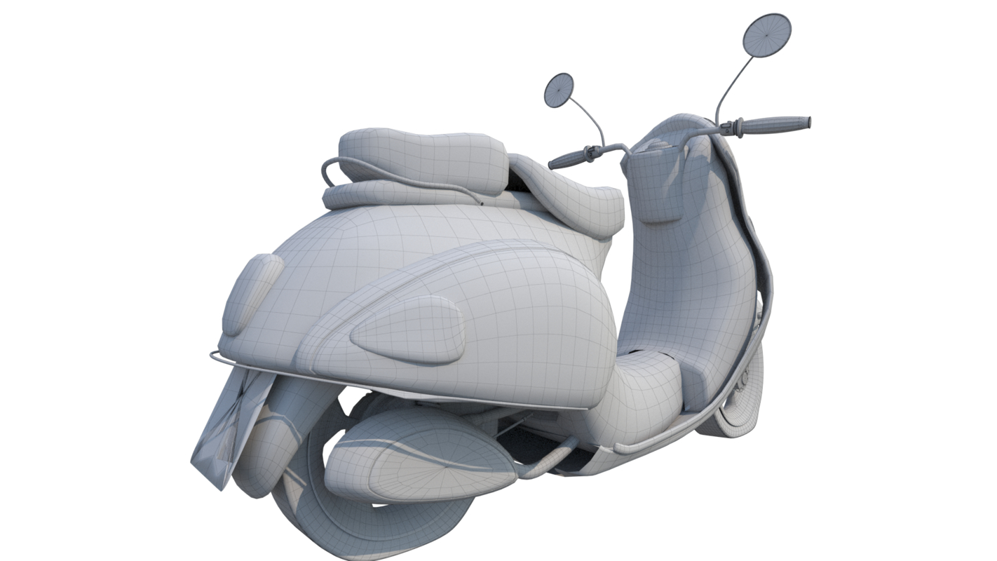 摩托车3D模型 - TurboSquid 1364862