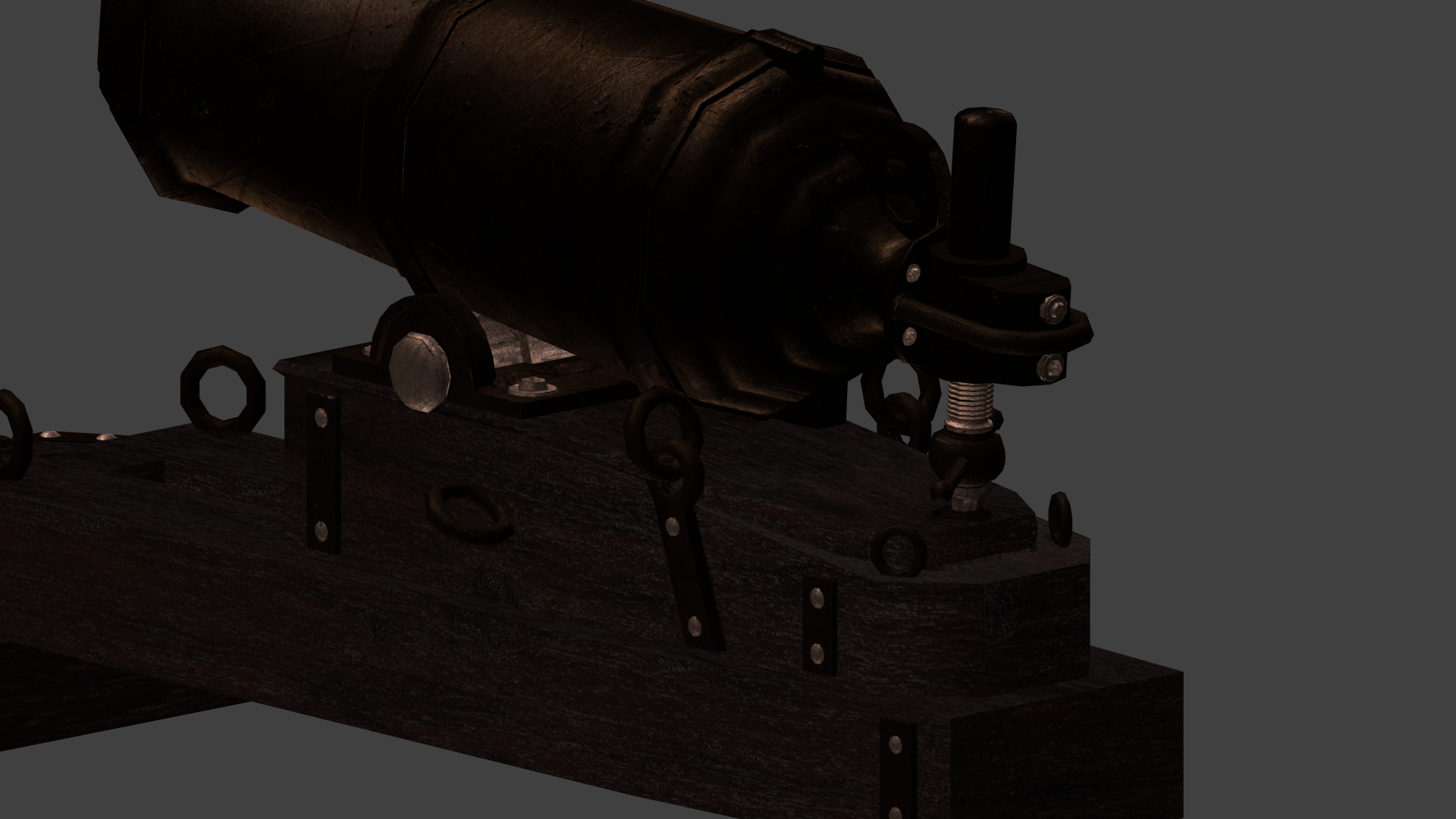 3D carronade cannon - TurboSquid 1364969