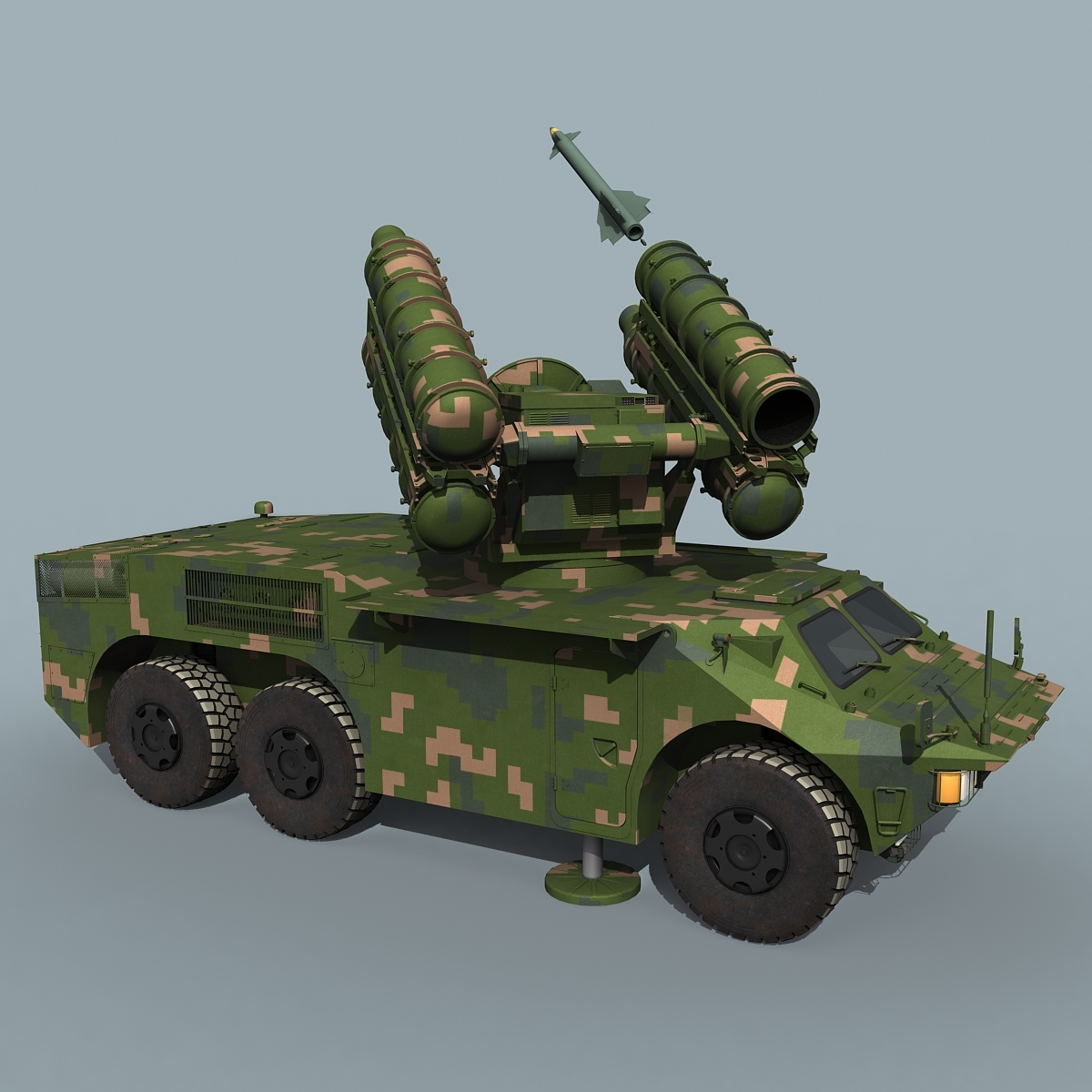 Hq-7 hq-7b 3D model - TurboSquid 1364972