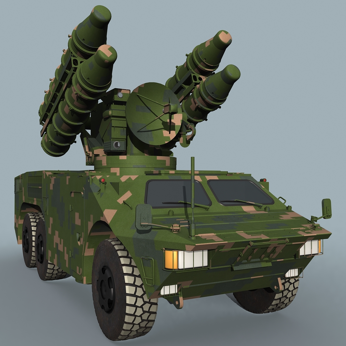 Hq-7 hq-7b 3D model - TurboSquid 1364972