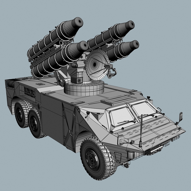 Hq-7 hq-7b 3D model - TurboSquid 1364972