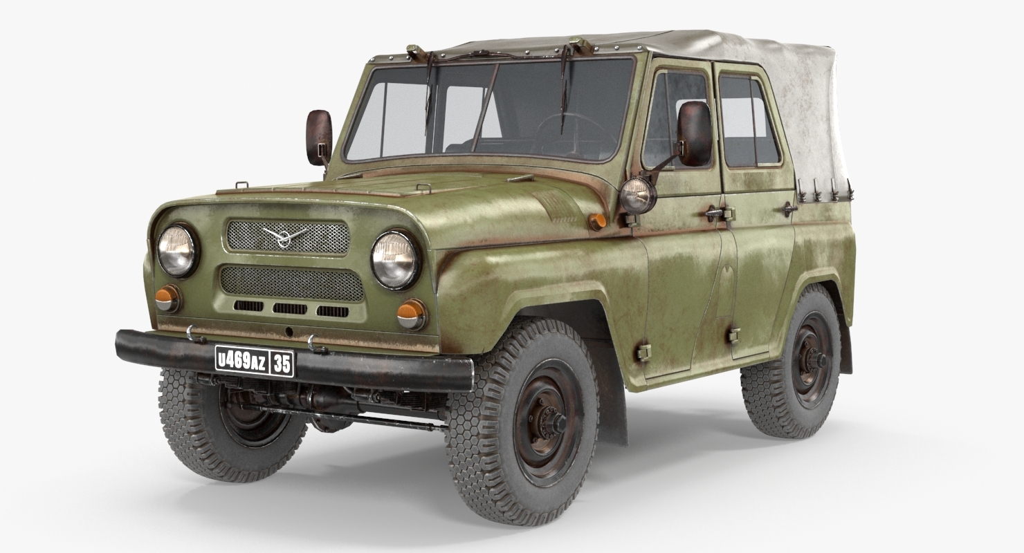 3D uaz-469 - - TurboSquid 1365098