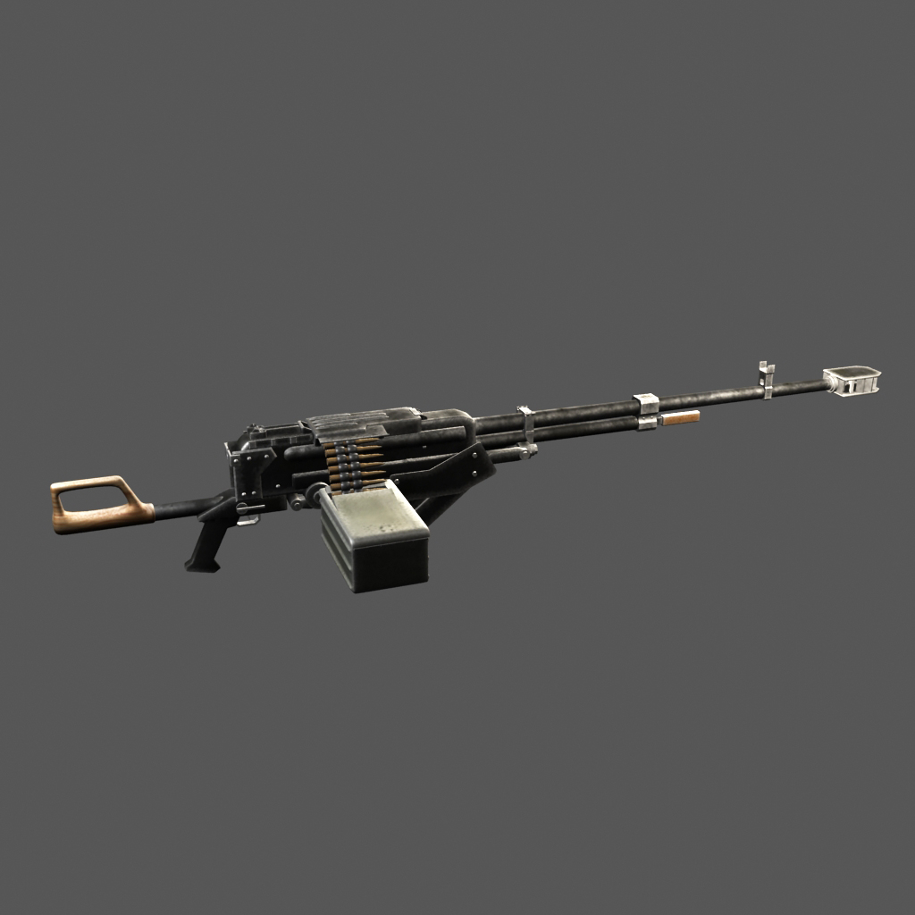 Free 3D kord machine gun model - TurboSquid 1365220
