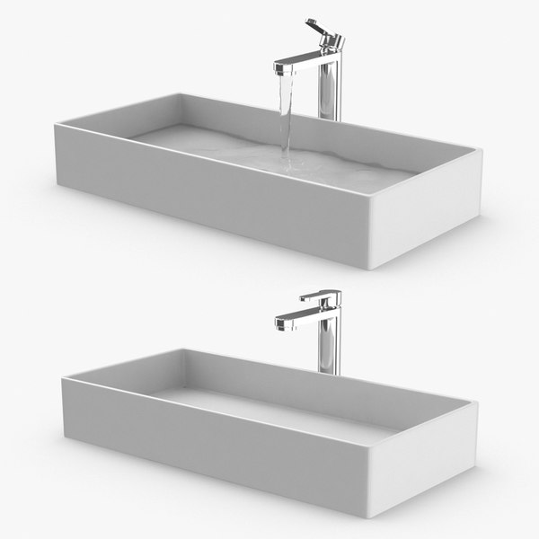 モダンなバスルームのシンクコレクション3Dモデル - TurboSquid 1365425