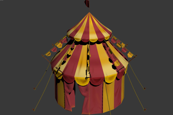 Circus Tent 3D Models for Download | TurboSquid