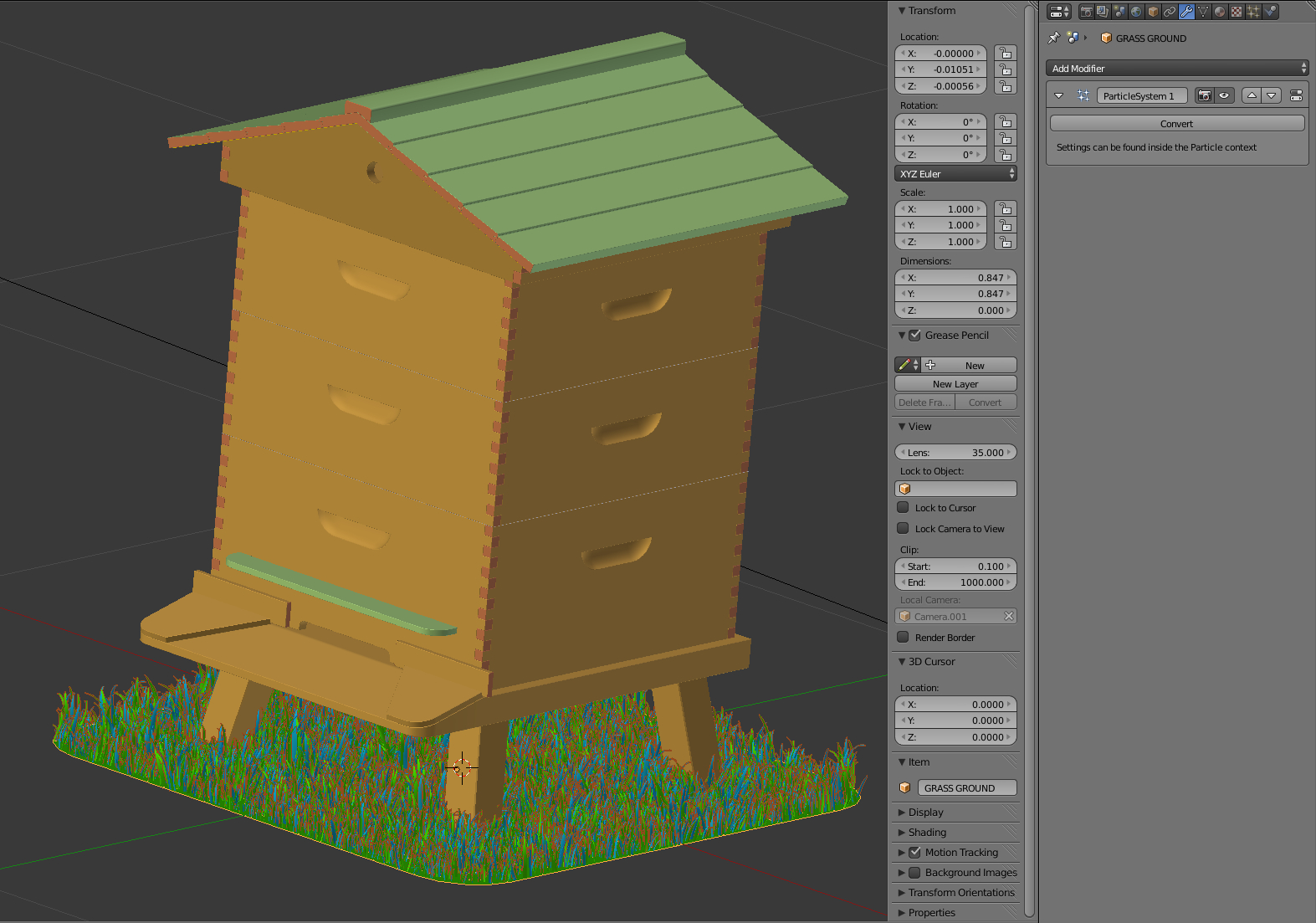 Bee hive 3D model - TurboSquid 1365485