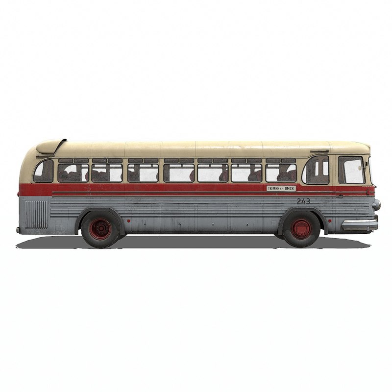 3D model ussr bus zis-127 - TurboSquid 1365585