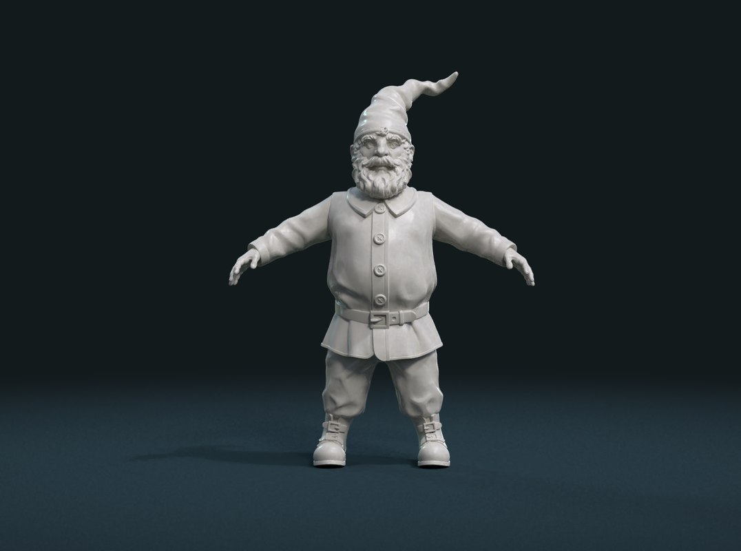 Print ready gnome 3D model - TurboSquid 1365611