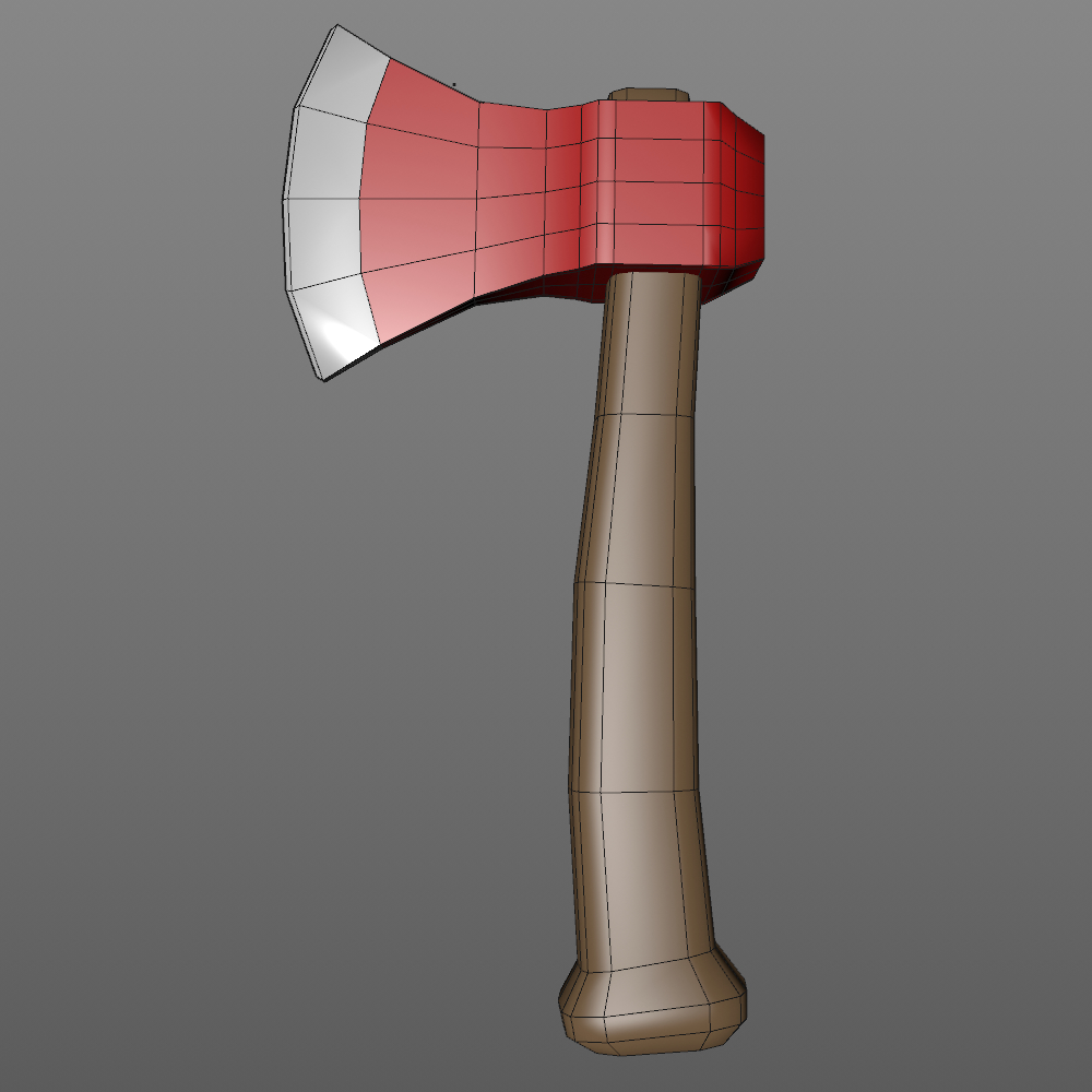 3D cartoon hatchet - TurboSquid 1365715
