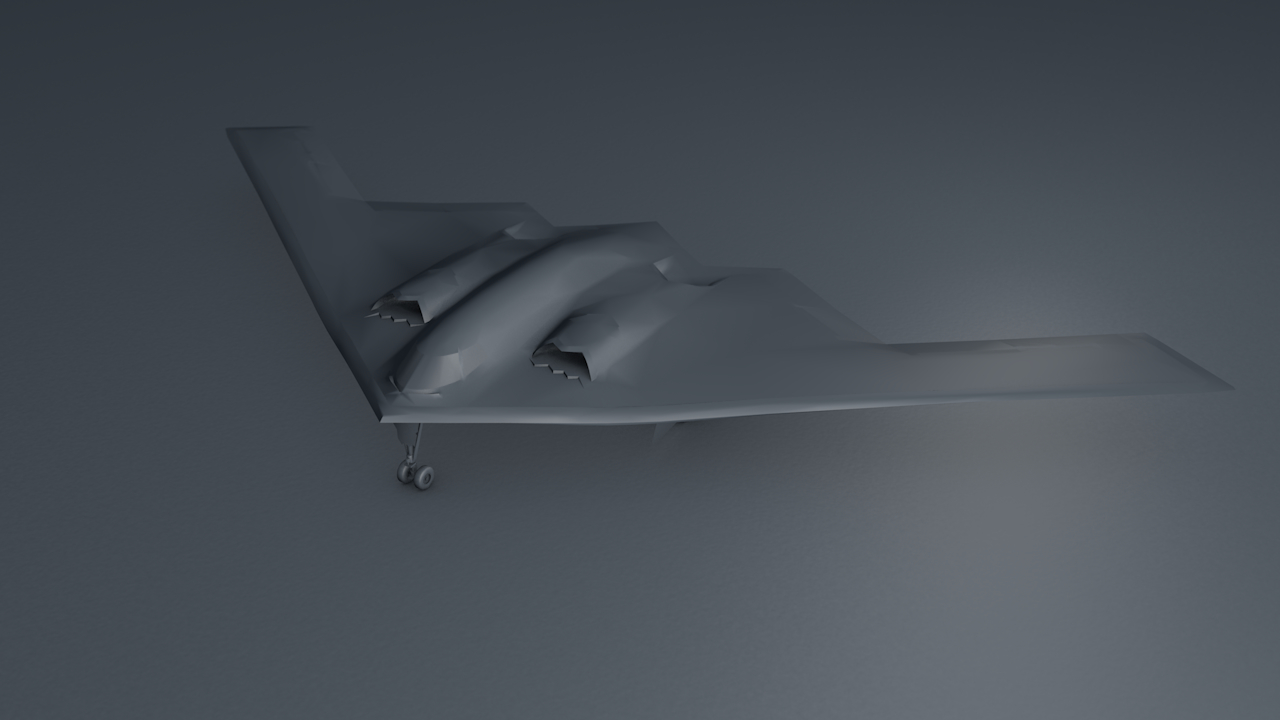 3D model b2 military aircraft bomber - TurboSquid 1365726