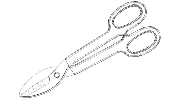 Tin snips 3D model - TurboSquid 1365748