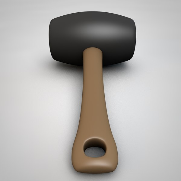 Cartoon mallet 3D - TurboSquid 1365765