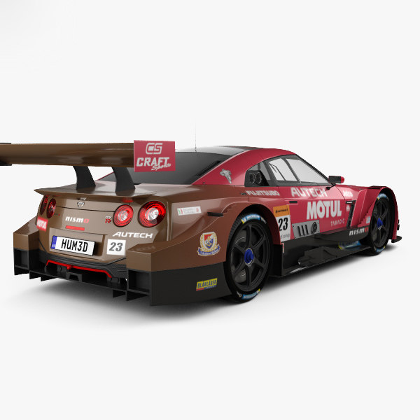 日産GT-R GT500モトゥル20173Dモデル - TurboSquid 1365762
